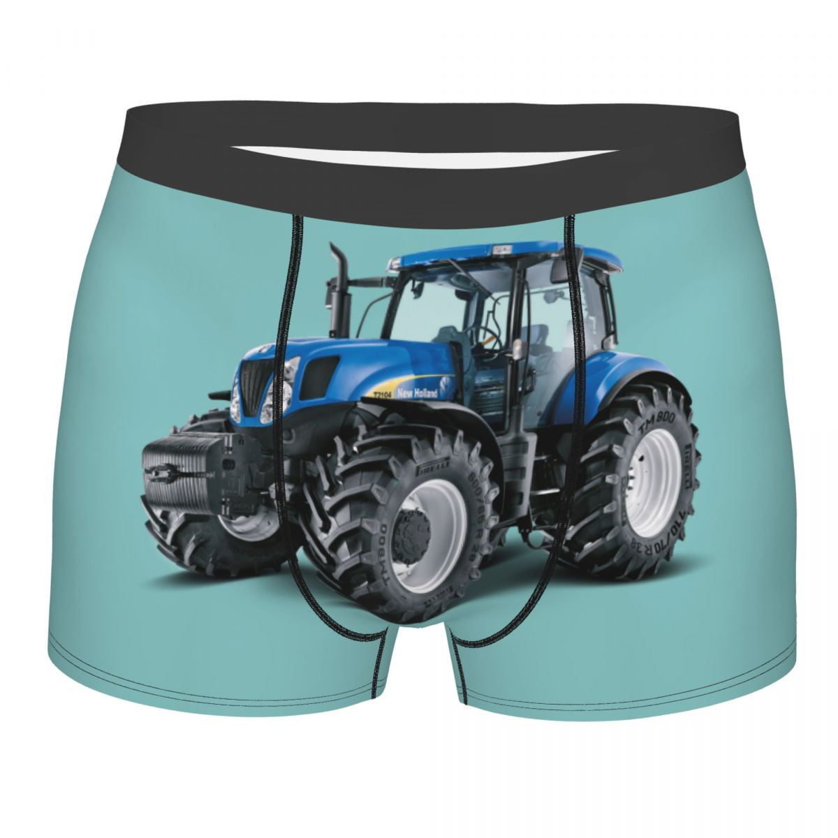 Custom Cool Tractor Boxers Shorts Panties Male Underpants Stretch ...