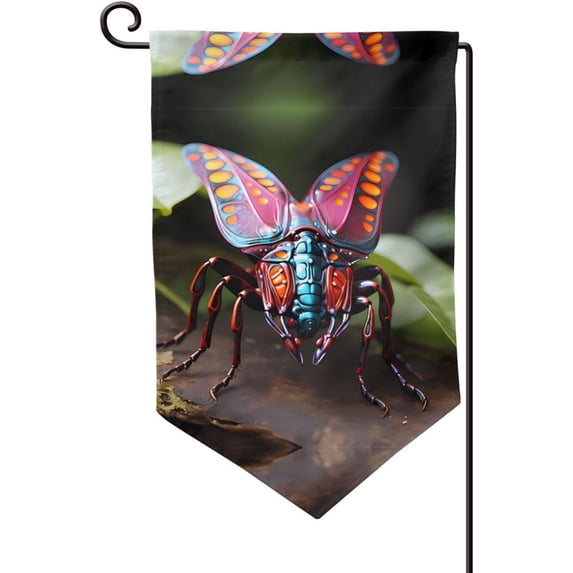 Custom Courtyard Garden Flag, Vibrant Double Sided Outdoor Decor, SciFi ...