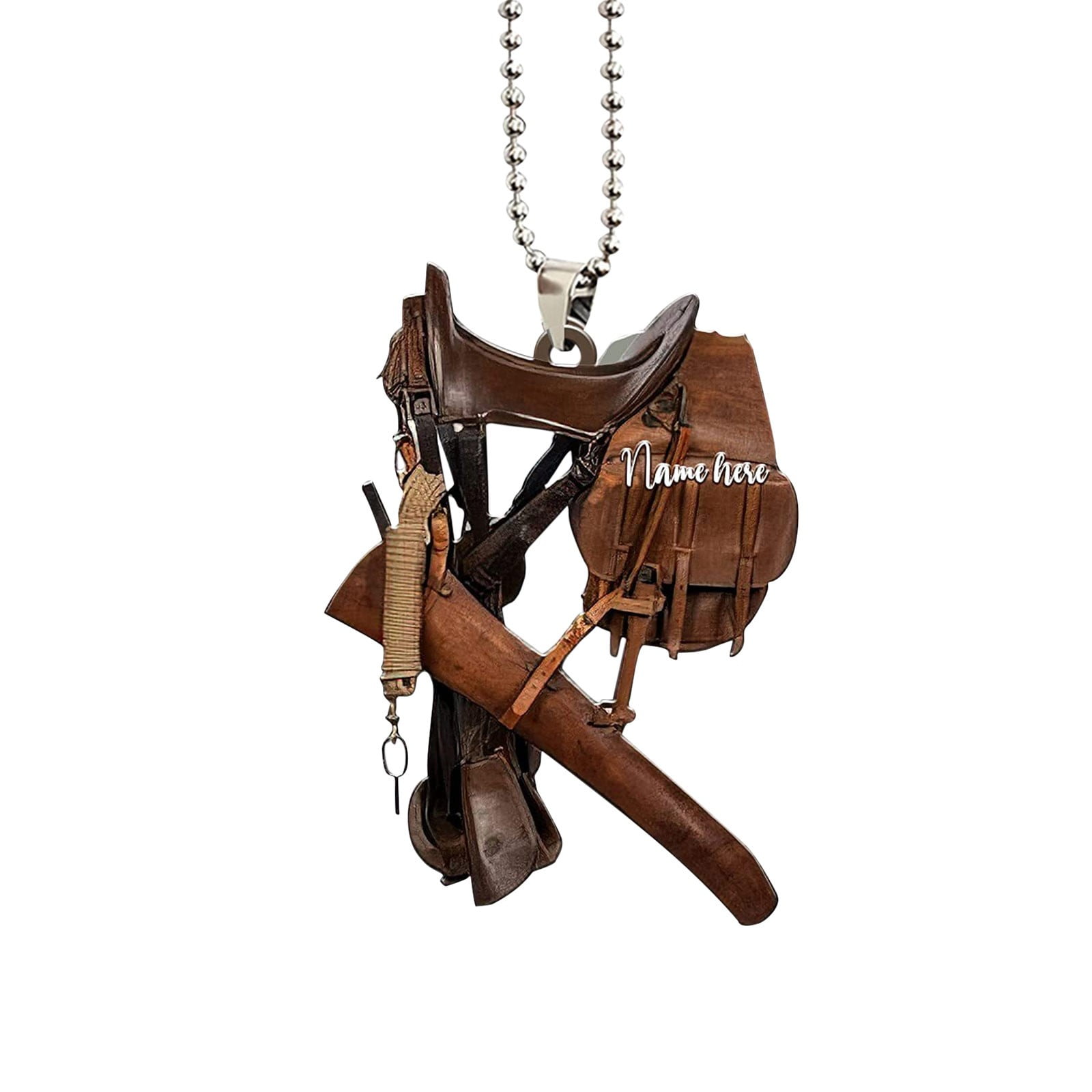 Custom Cowboy Ornament for Car Rearview Mirror Unique Acrylic Western ...