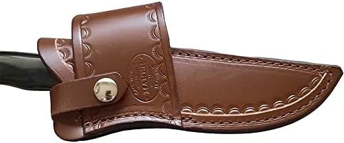 Custom Cross Draw Leather Knife Sheath for Buck 119 Knife, Fixed Blade ...