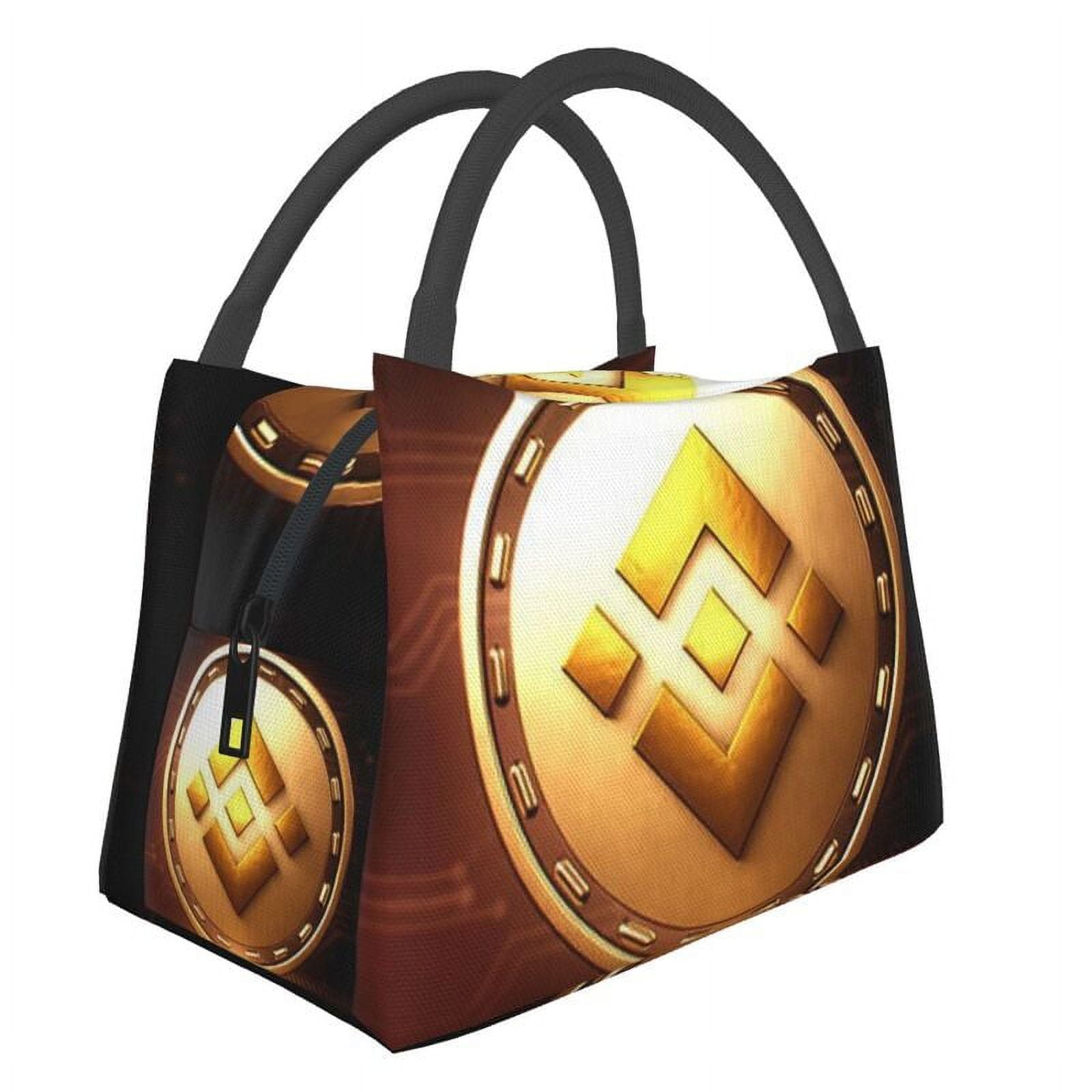 Custom Crypto Bitcoin Cryptocurrency Lunch Bags Men Women Warm Cooler ...