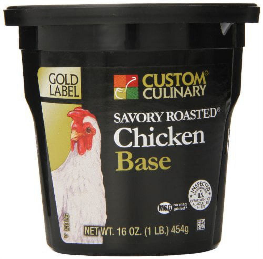 Custom Culinary Gold Label Base Savory, Roasted Chicken, 1 Pound ...