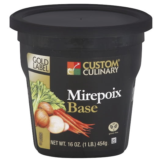 Custom Culinary Gold Label Mirepoix Gluten Free, Vegan Base, 1 Pound, 6 ...