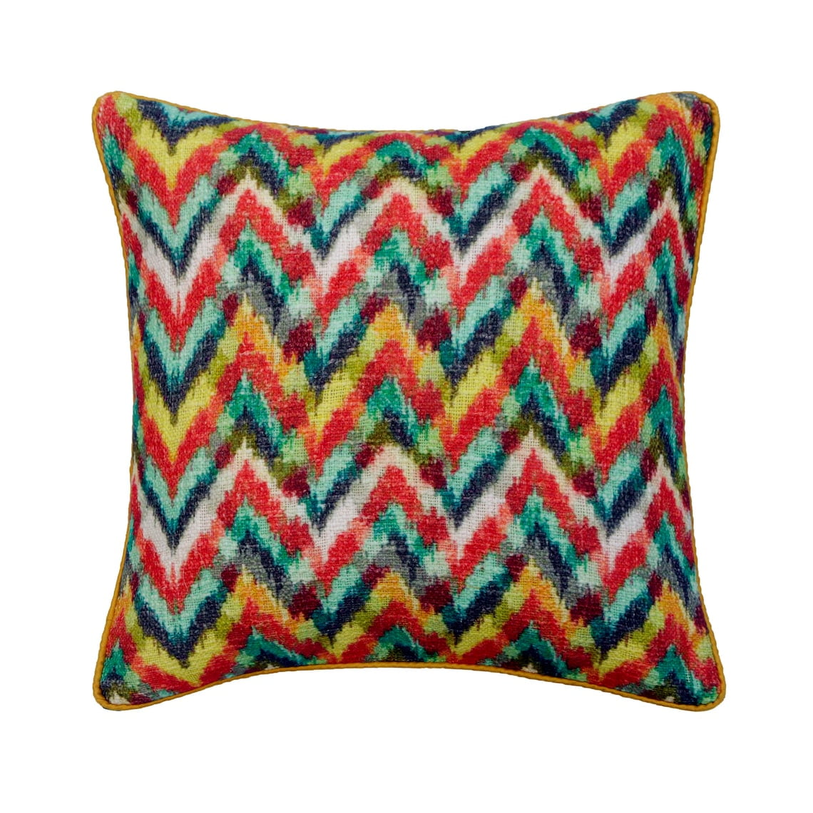 Custom Cushion Cover, Decorative Yellow 14"x14" (35x35 cm) Throw Pillow ...