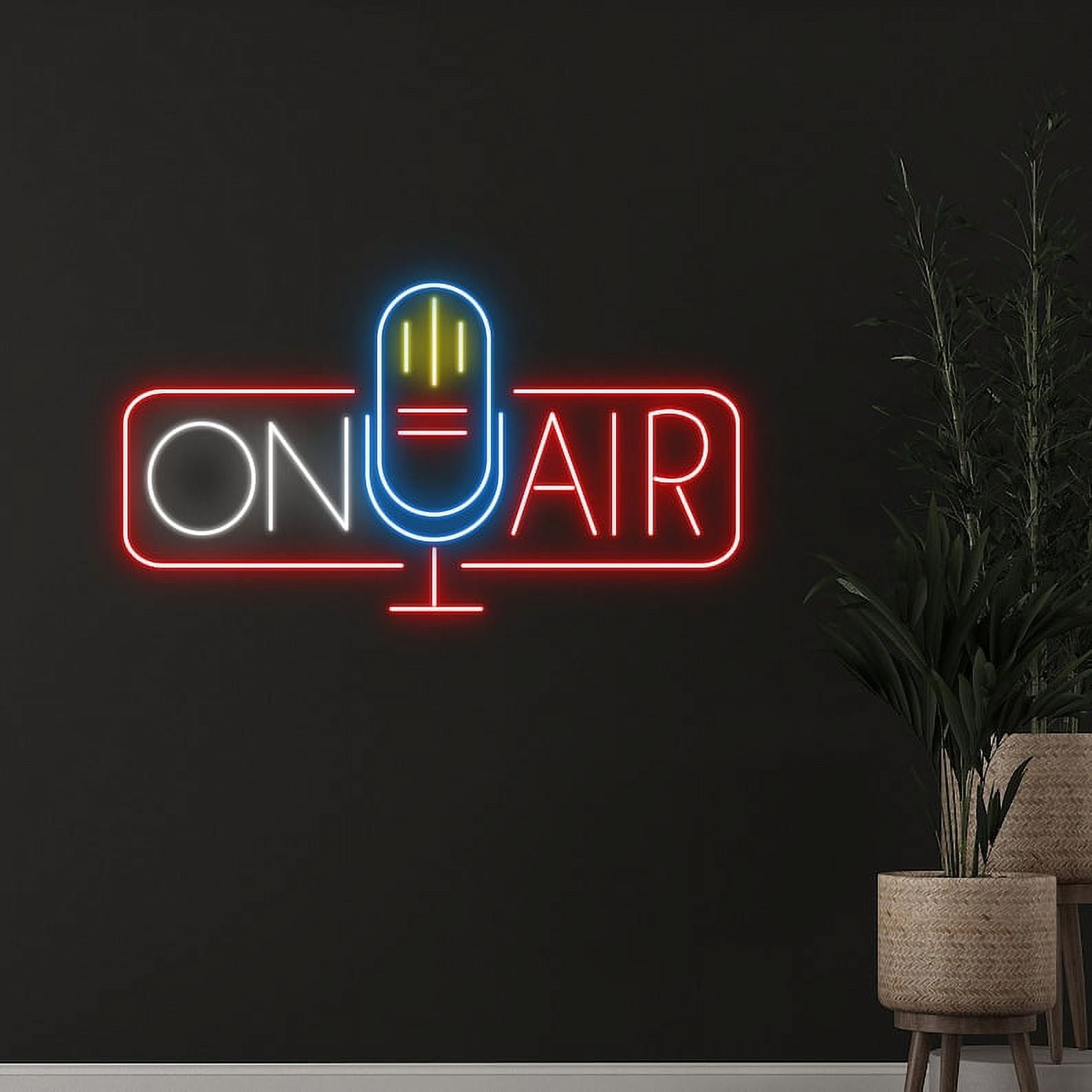 Custom Custom On Air Radio Neon Sign, Record Studio Led Sign, Home ...