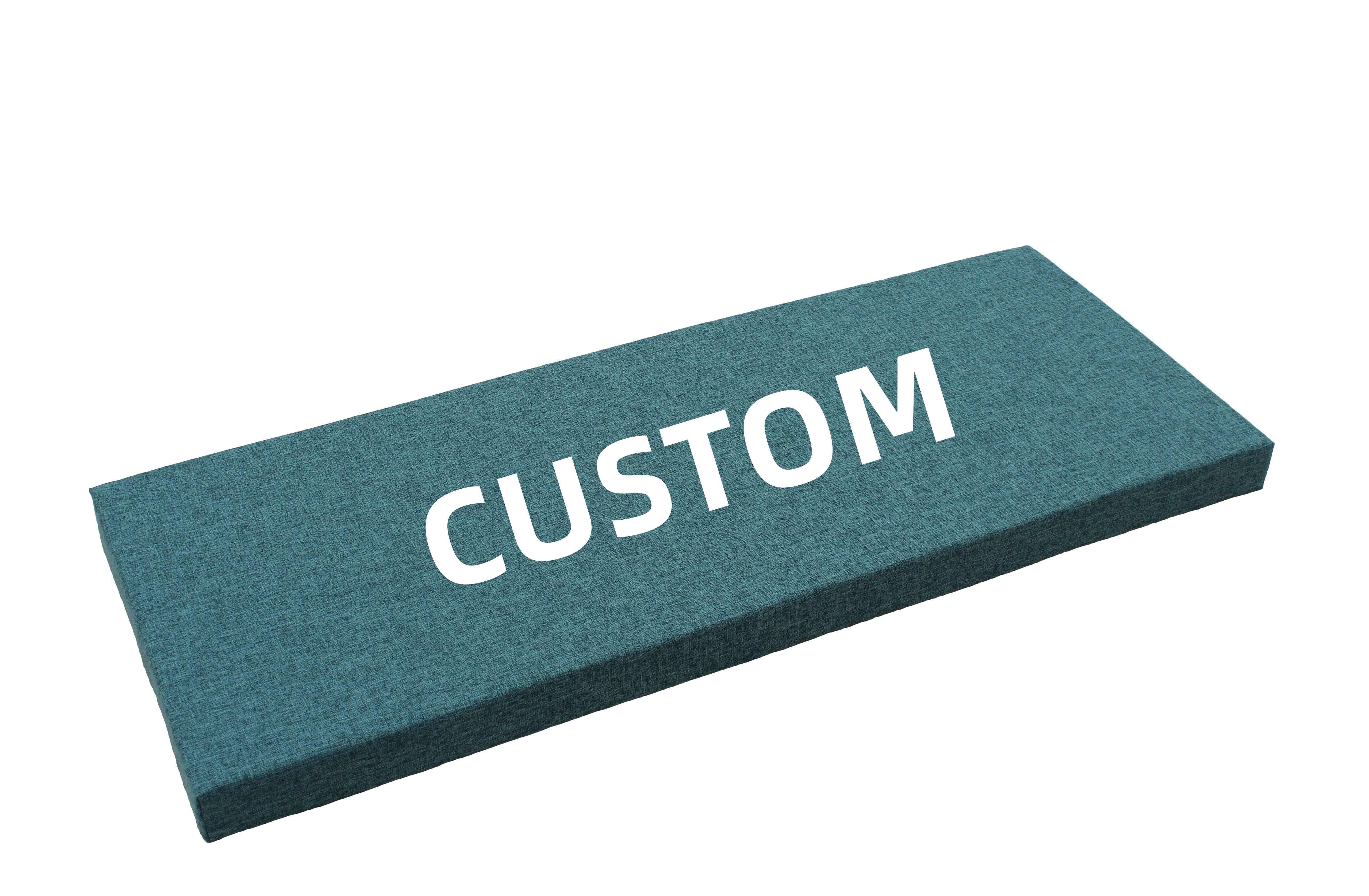 Custom Cut Foam Seat Cushion, Made to Order Bench Pad, Bay Window Seat ...
