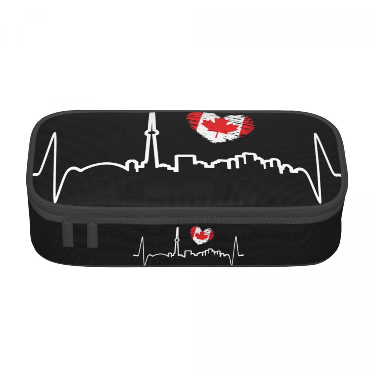 Custom Cute Flag Of Canada Pencil Cases for s Patriotism Large Storage ...
