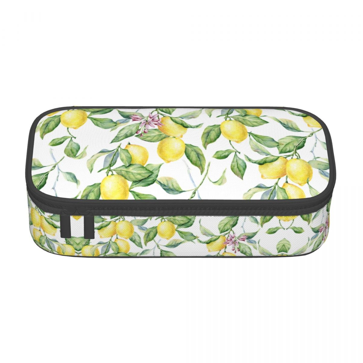 Custom Cute Icilian Summer Fruit Lemon Citrus Tiles Pencil Case for ...