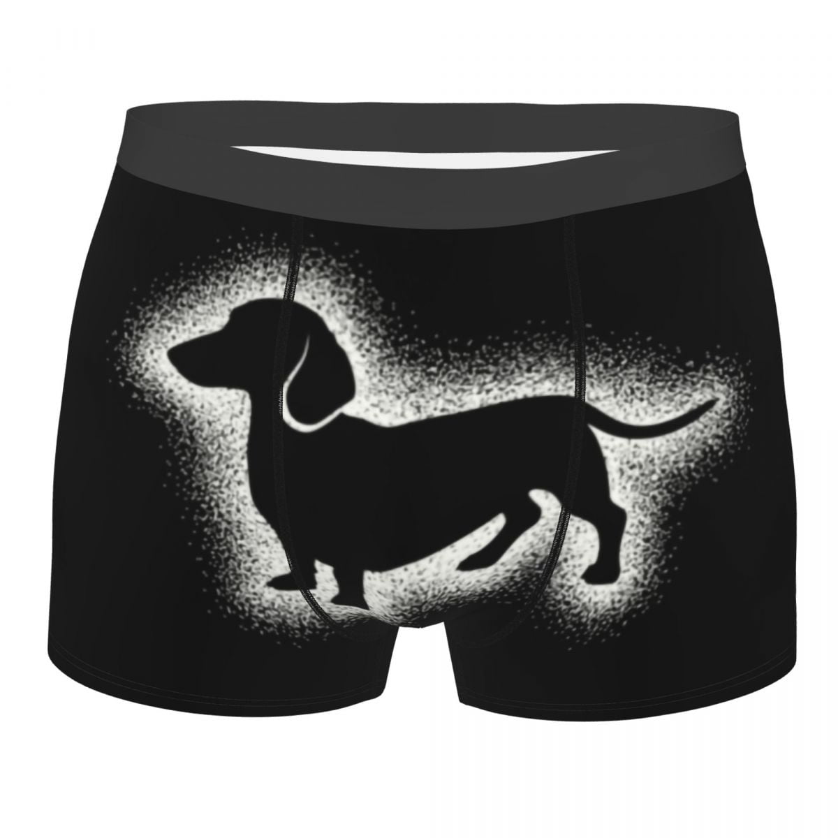 Custom Cute Little Dachshund Puppy Underwear Men Breathbale Weiner Dog ...
