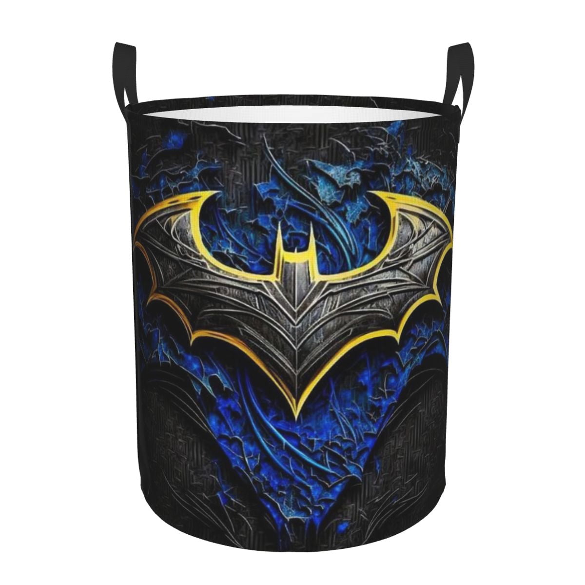 Custom CuteLittle Animals Bats Mans Laundry Basket Collapsible Symbol ...