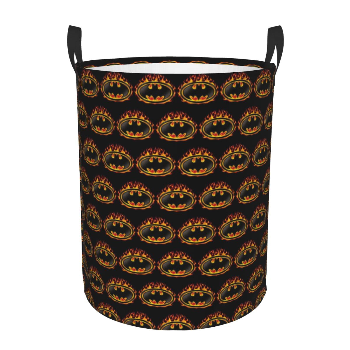Custom CuteLittle Animals Bats Mans Laundry Basket Collapsible Symbol ...