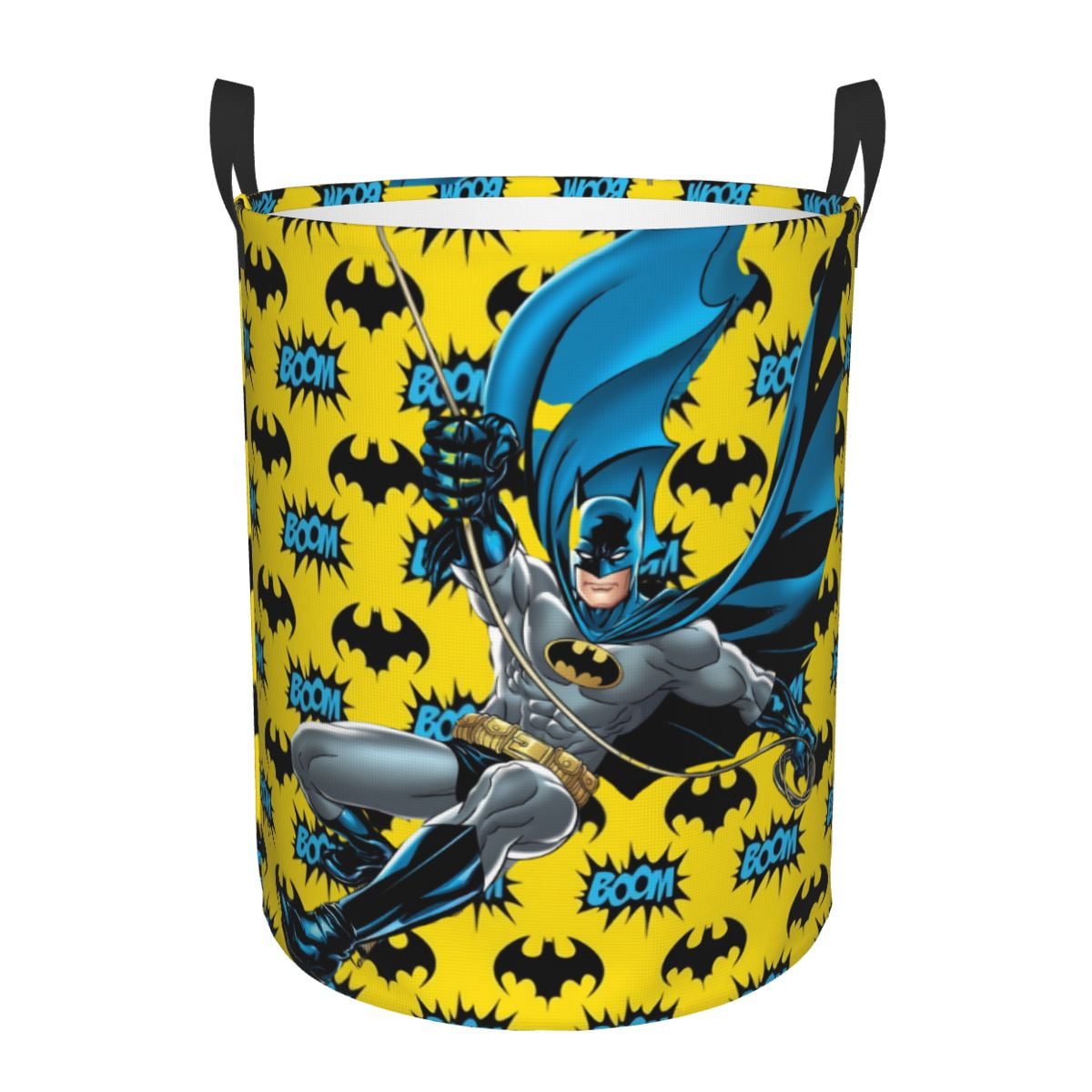 Custom CuteLittle Animals Bats Mans Laundry Basket Collapsible Symbol ...
