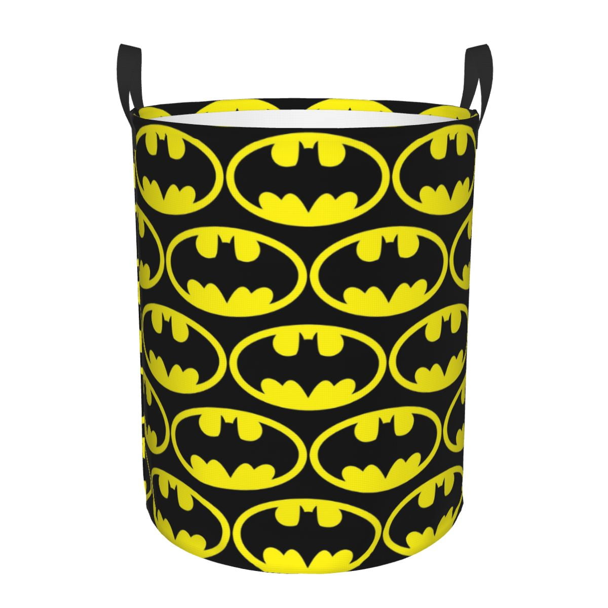 Custom CuteLittle Animals Bats Mans Laundry Basket Collapsible Symbol ...
