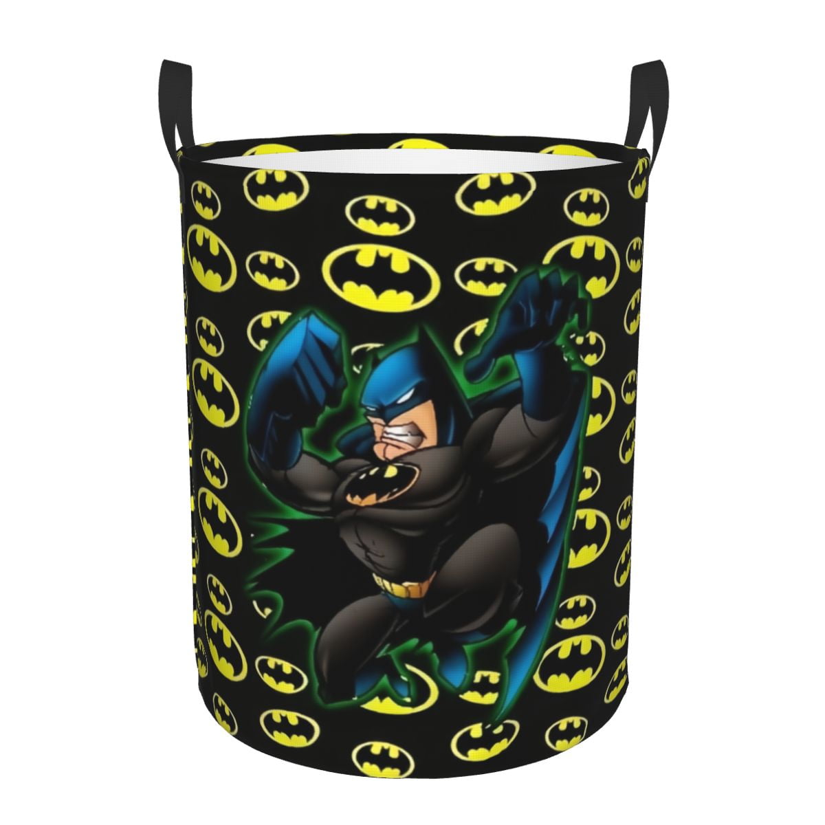 Custom CuteLittle Animals Bats Mans Laundry Basket Collapsible Symbol ...
