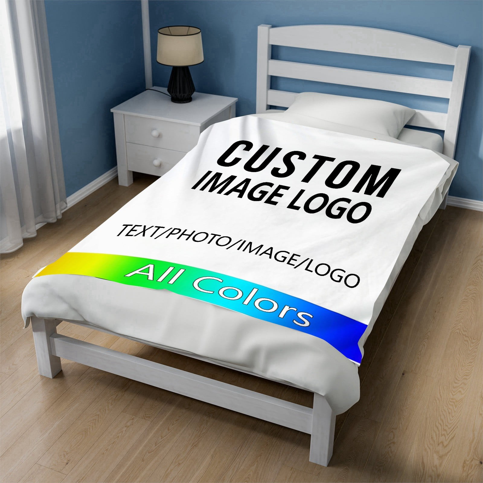 Custom DIY Blanket Set Cozy Soft Warm Throw For Home Design Unique Idea ...