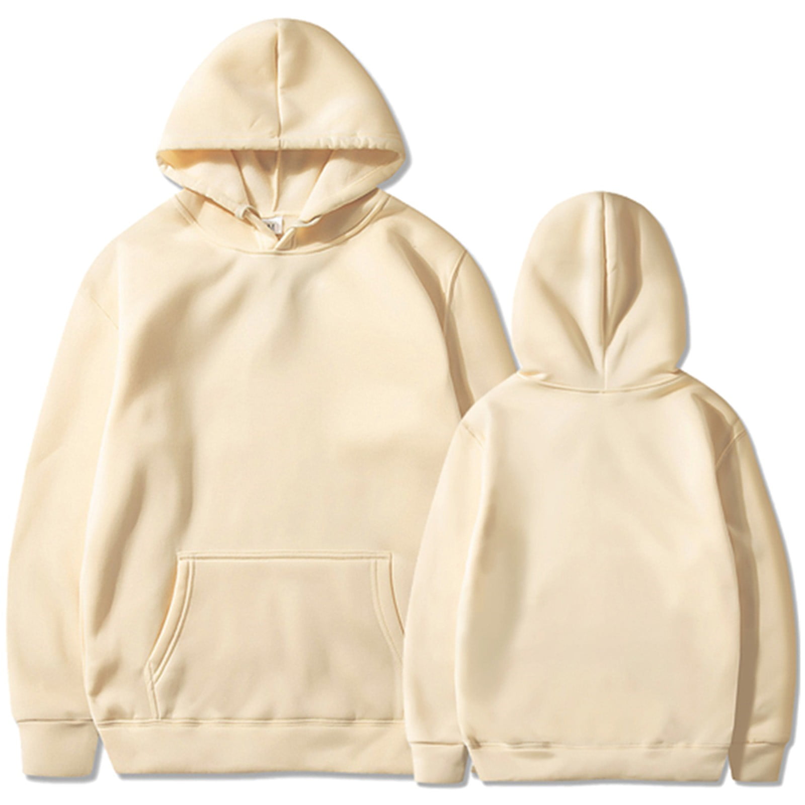 Custom DIY Women Solid Rope Hoodie Long Sleeve Pullover Hoodie Fall ...