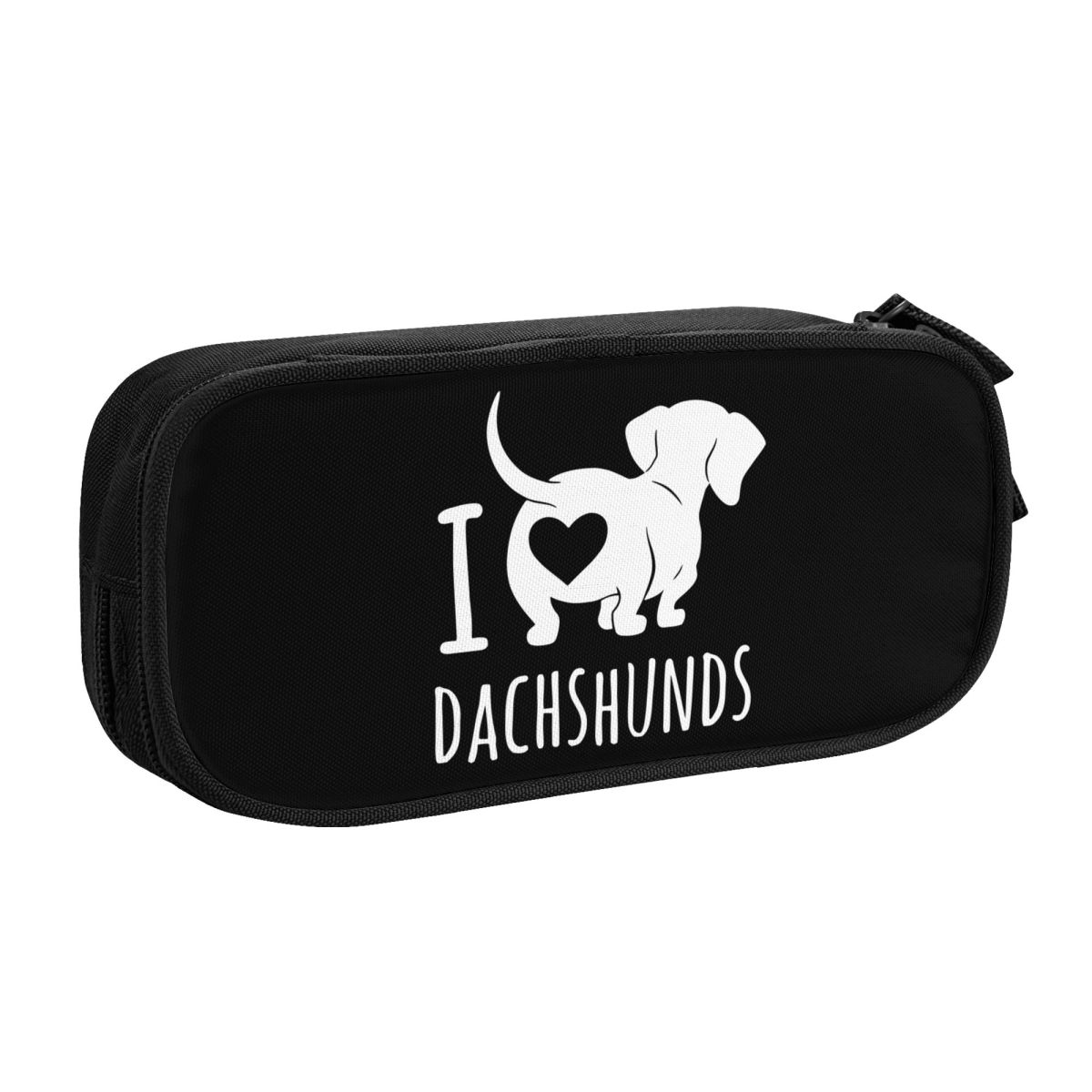 Custom Dachshund Dog Torn Jean Cute Pencil Cases Gilrs Large Capacity ...