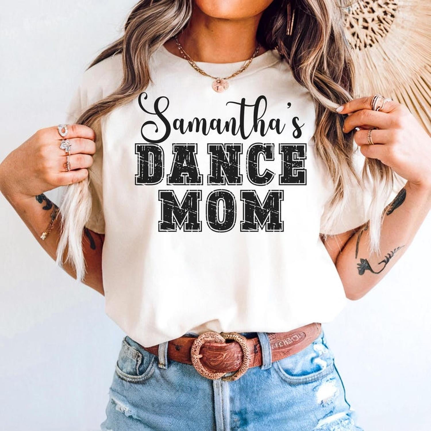 Custom Dance Mom T-shirt, Pernalized Dance Mama Gift, Dance Gift, Dance ...