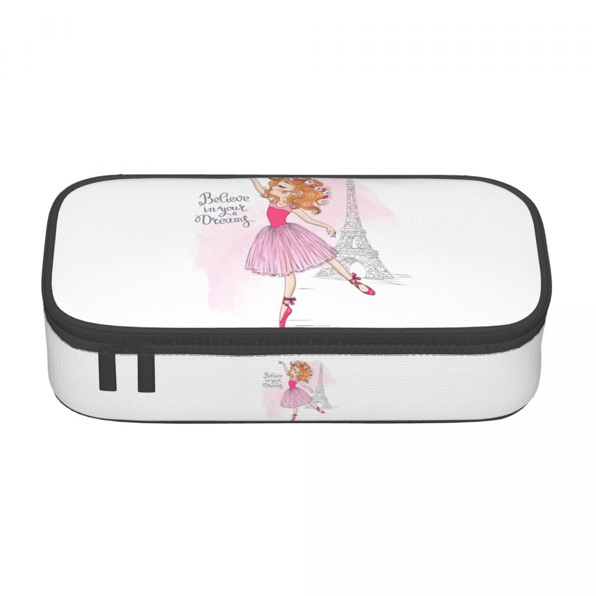 Custom Dancing Ballerina Pencil Case for Large Storage Ballet Dance ...