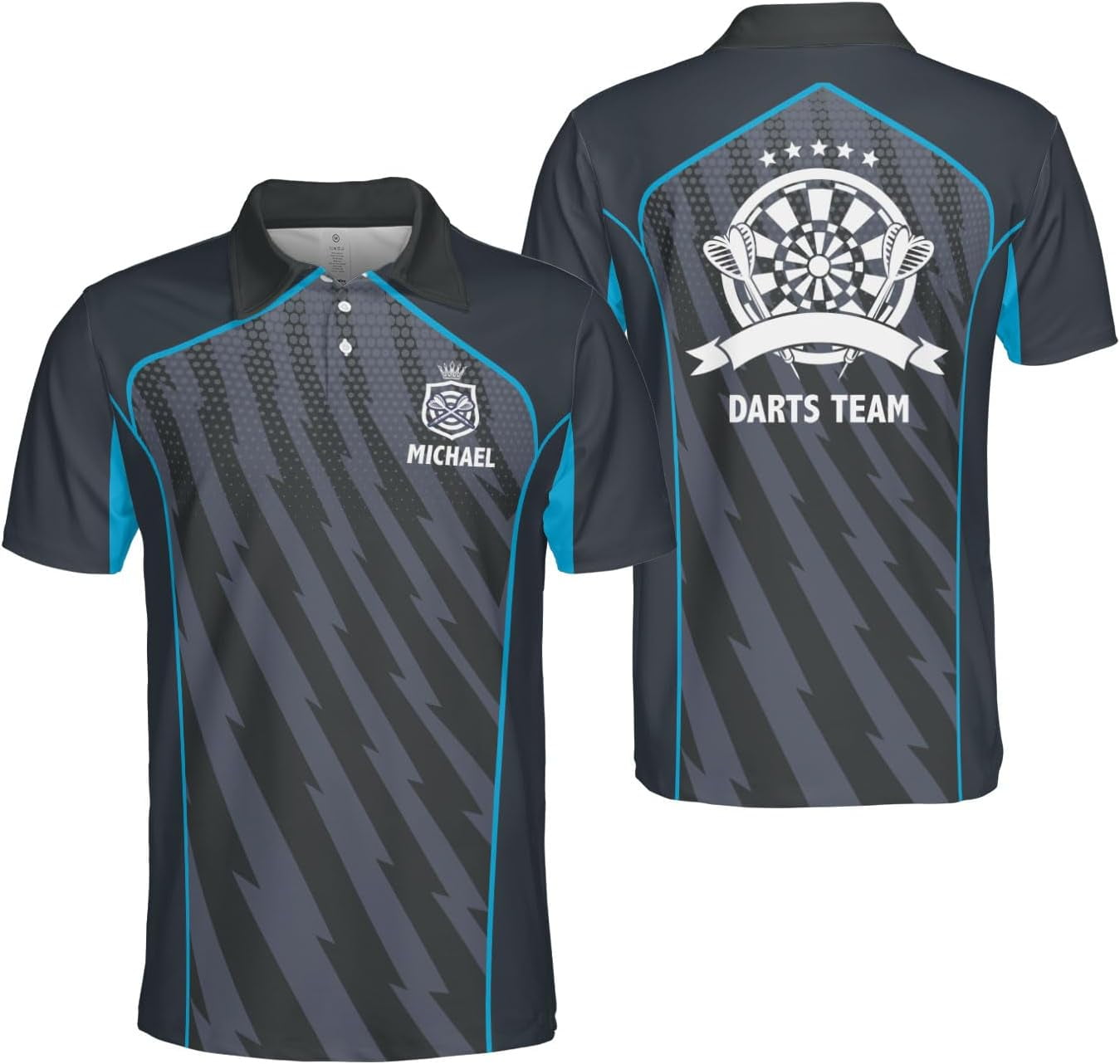 Custom Darts Polo Shirts for Men Women Personalized Team Jersey with ...