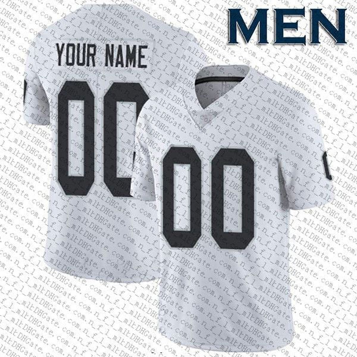 Custom Davante Adams Maxx Crosby Football Jersey Josh Jacobs Hunter ...