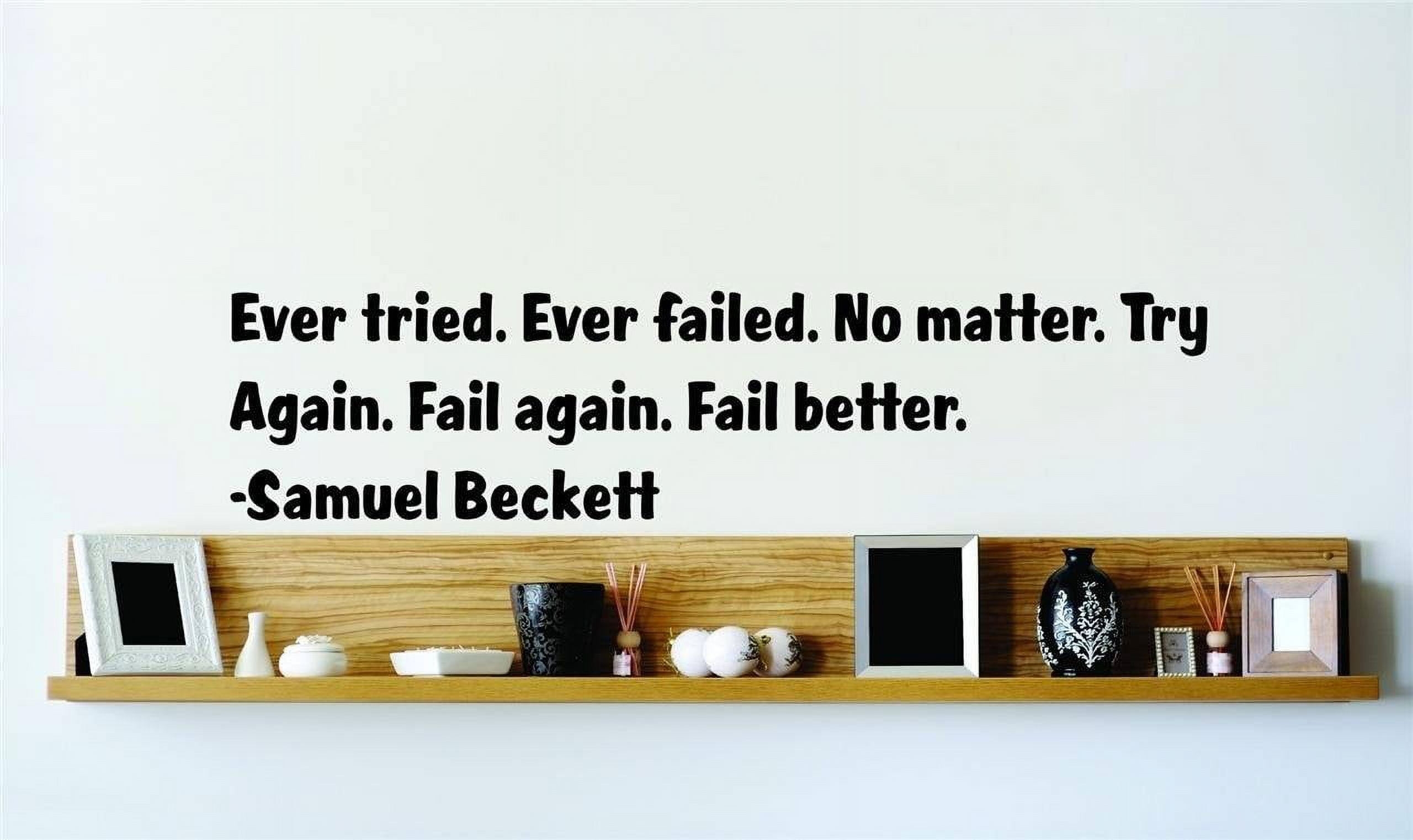 New Wall Ideas Ever Tried. Ever Failed. No Matter. Try Again. Fail ...