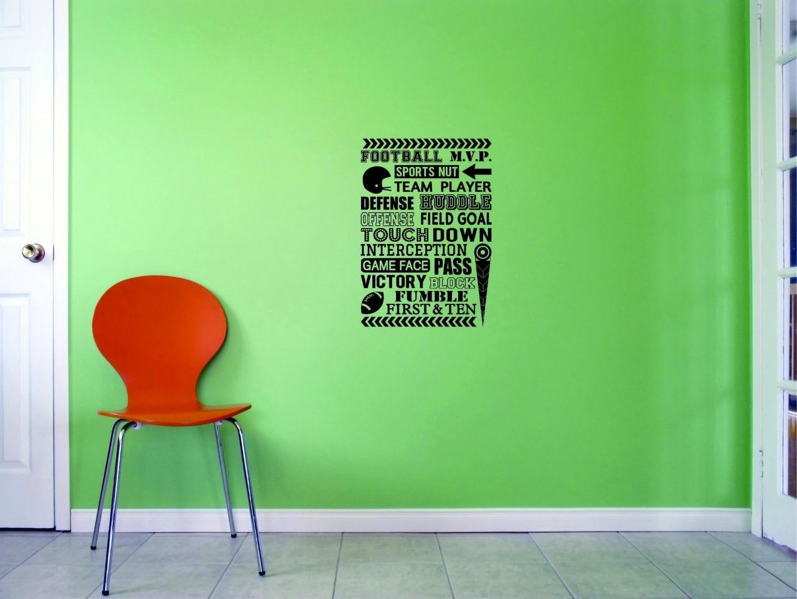 Custom Decals Football Mvp Sports Nut Team Player Defense Huddle ...