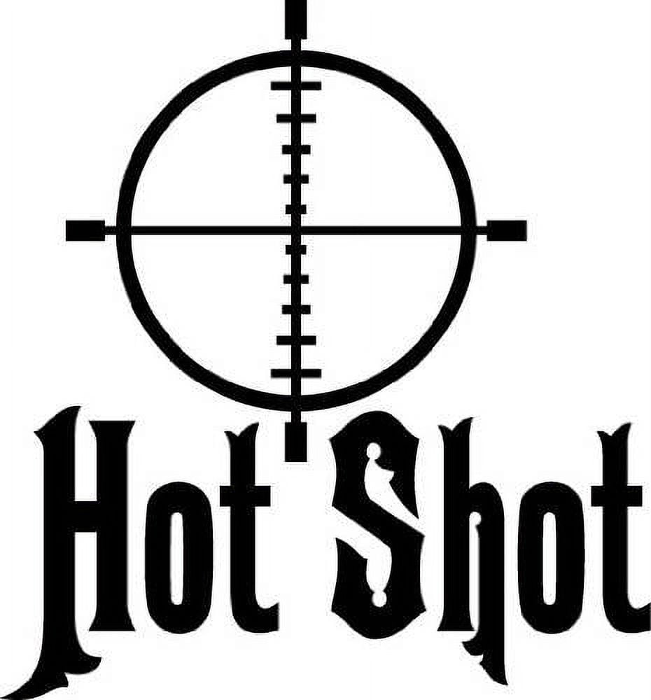 Custom Decals Hot Shot Aim Hunting Hunter Shooting Target Boys 12x12 ...
