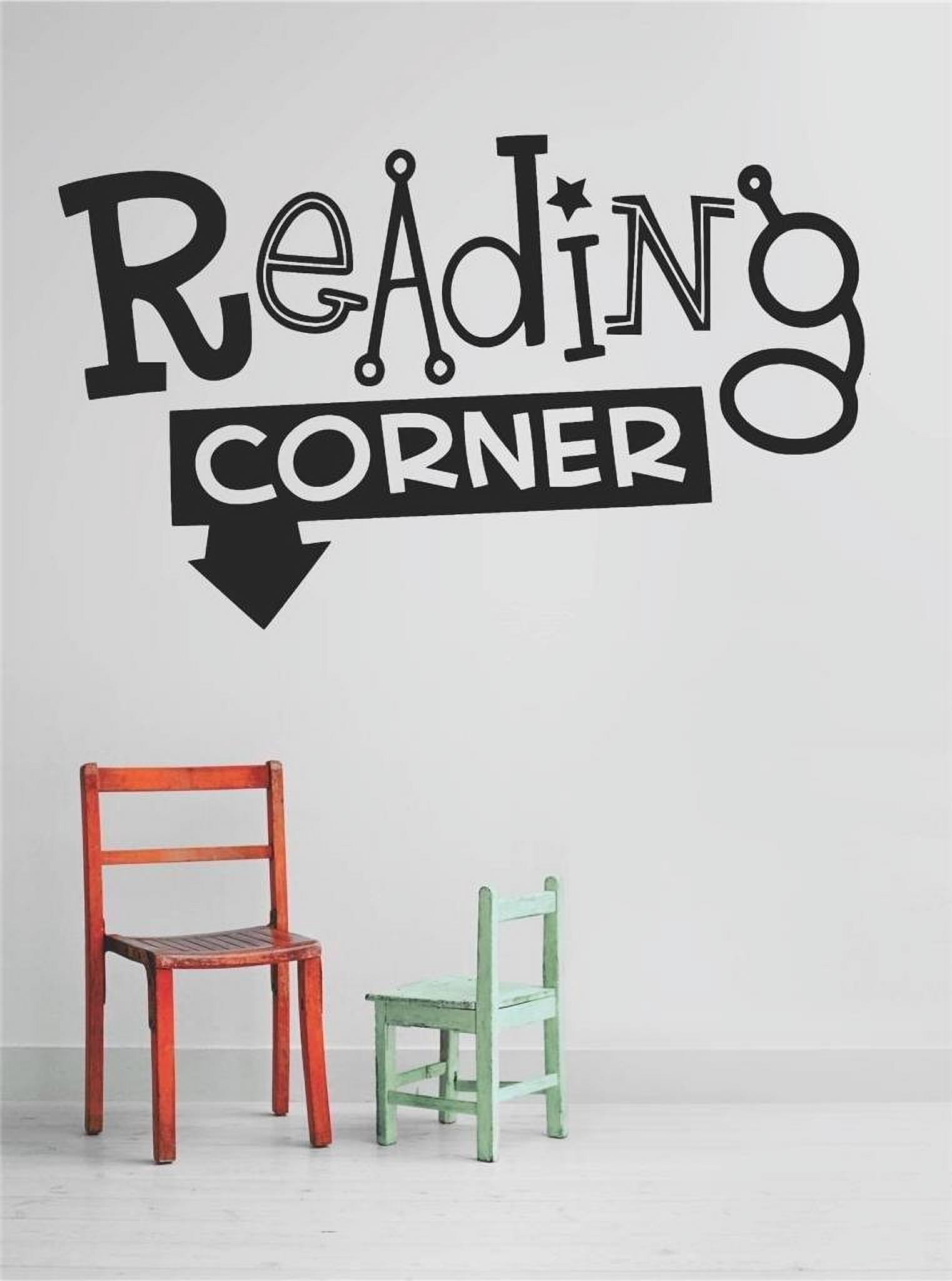 Custom Decals Reading Corner School Sign 10 X20" - - Walmart.com