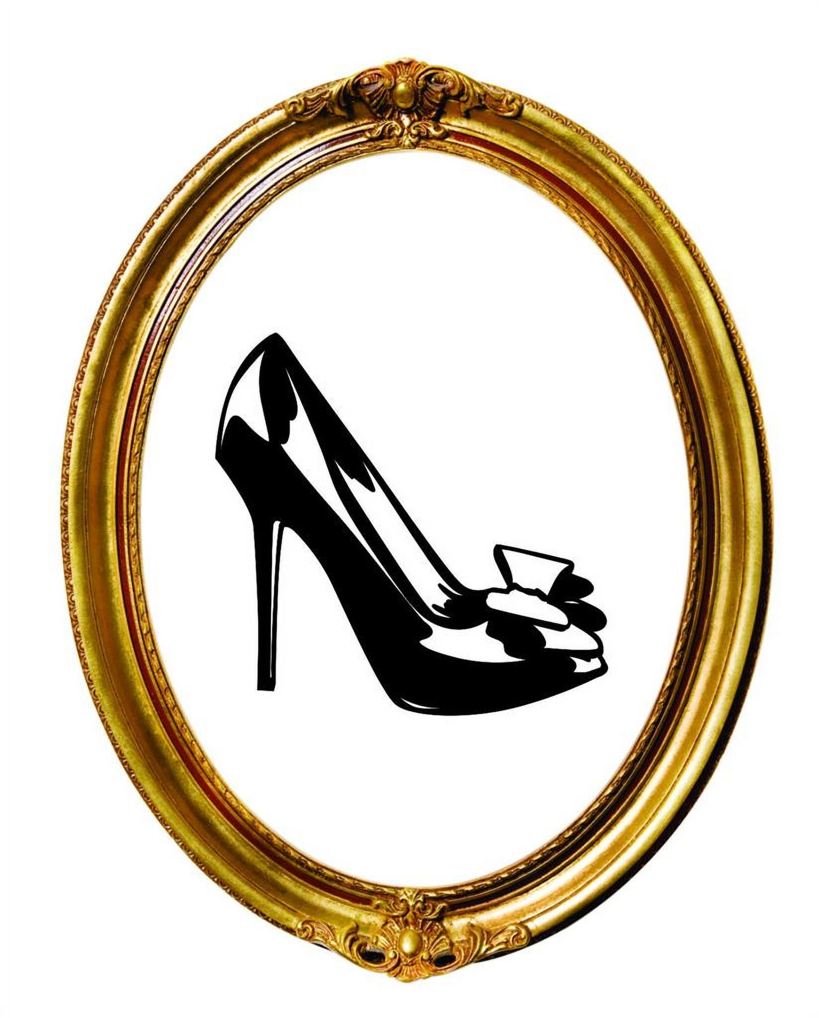 Custom Decals Shoe Heel Fashion 12 Inches X 12 Inches - Walmart.com