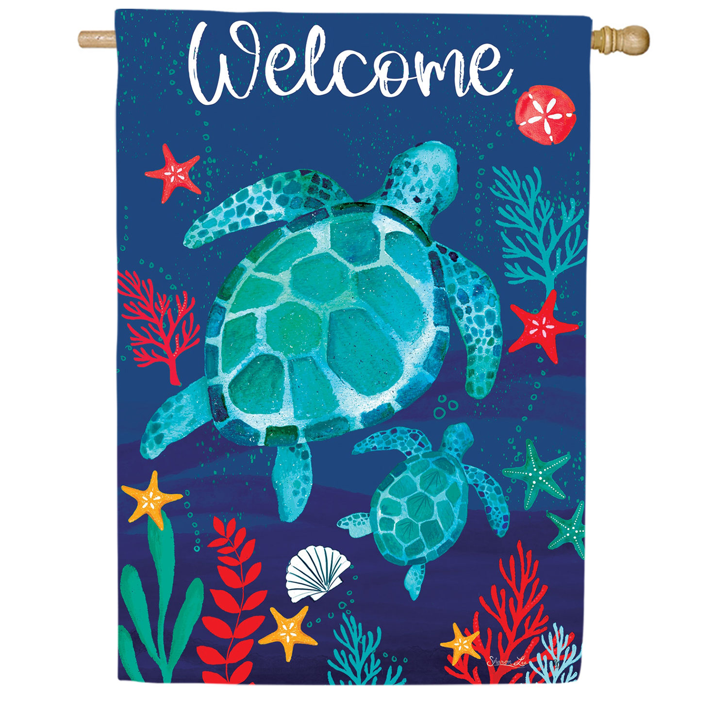 Floating Turtles 5385 Decorative Flag - Walmart.com