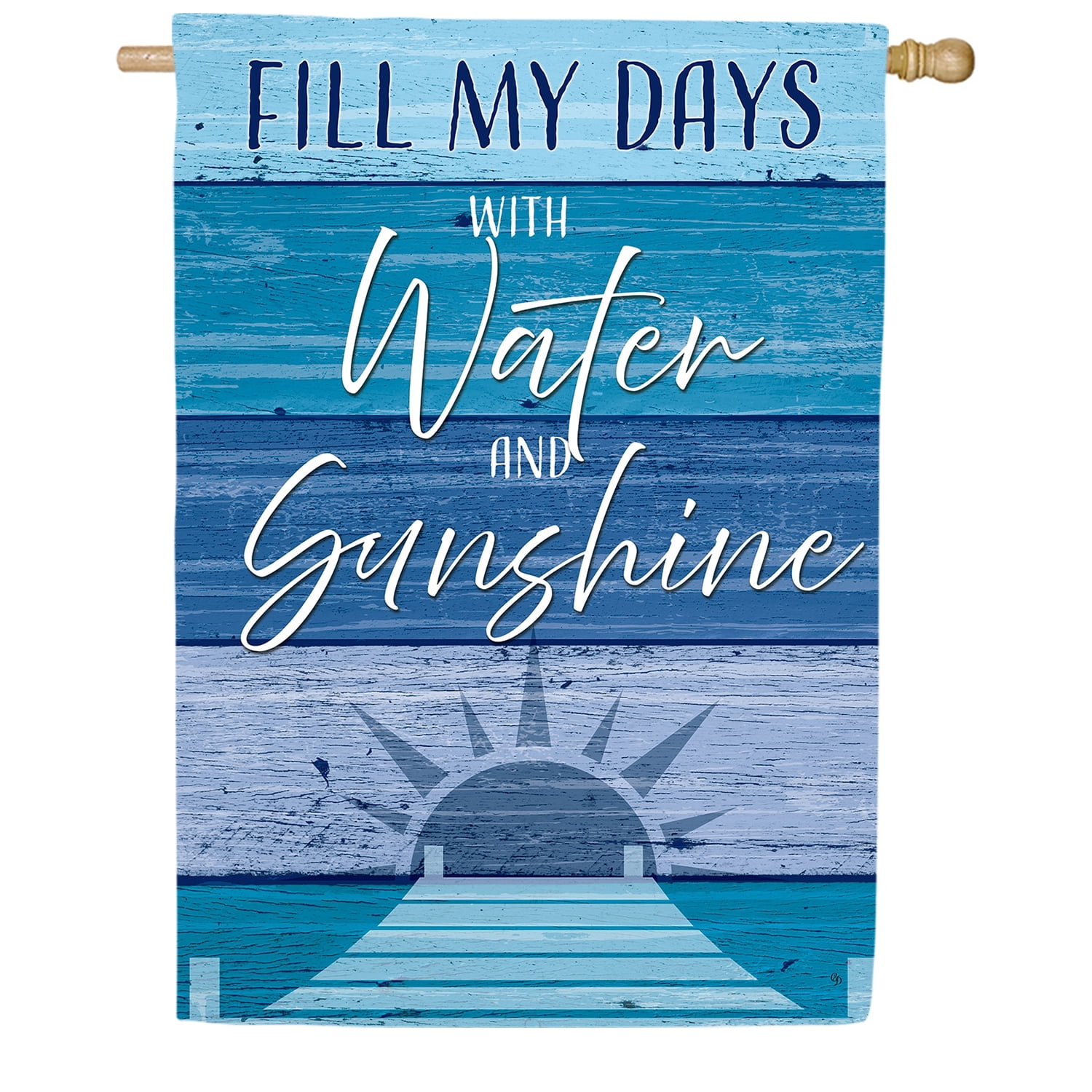 Lake Water 5399 Decorative Flag - Walmart.com