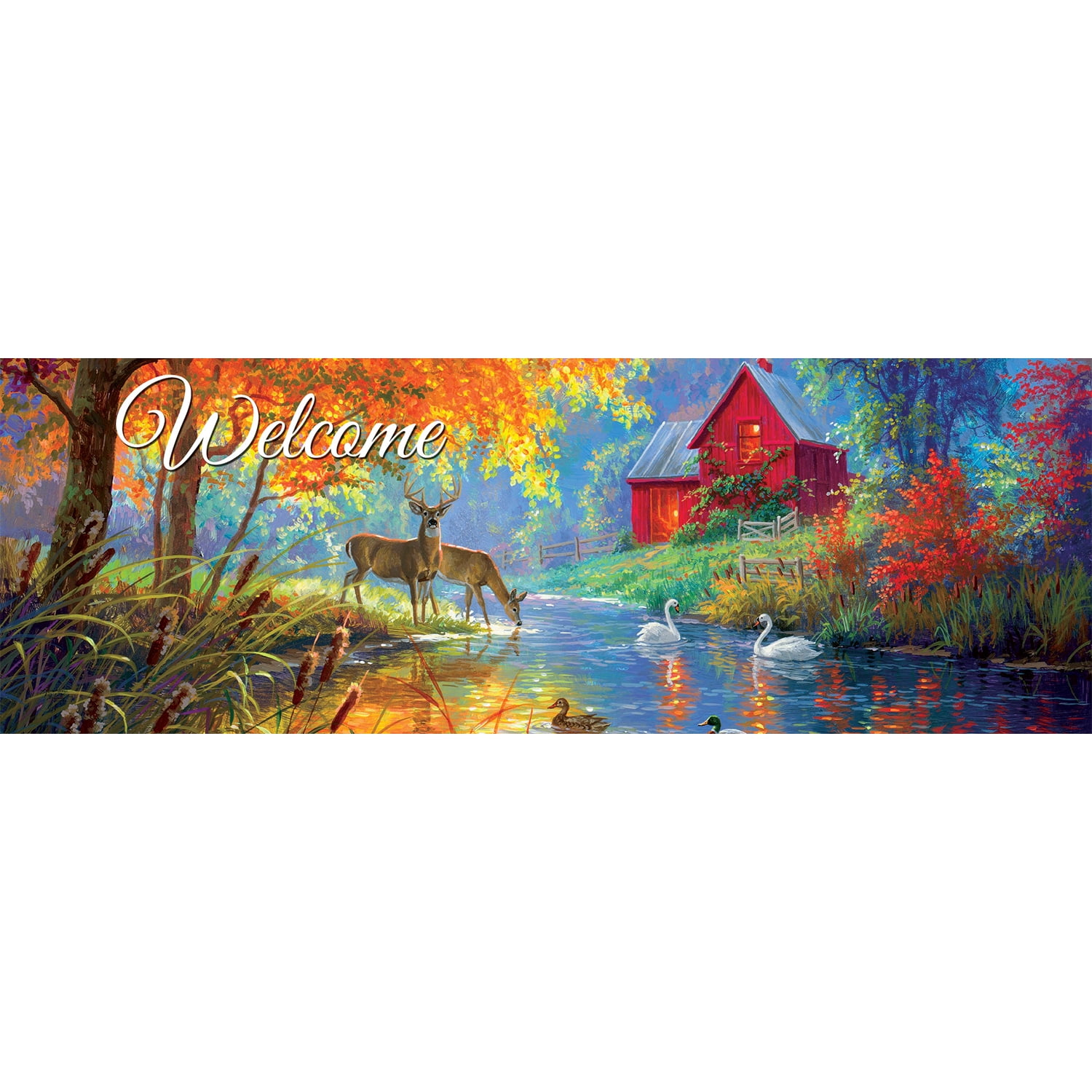 Custom Decor Signature Sign - Autumn Wildlife - Walmart.com