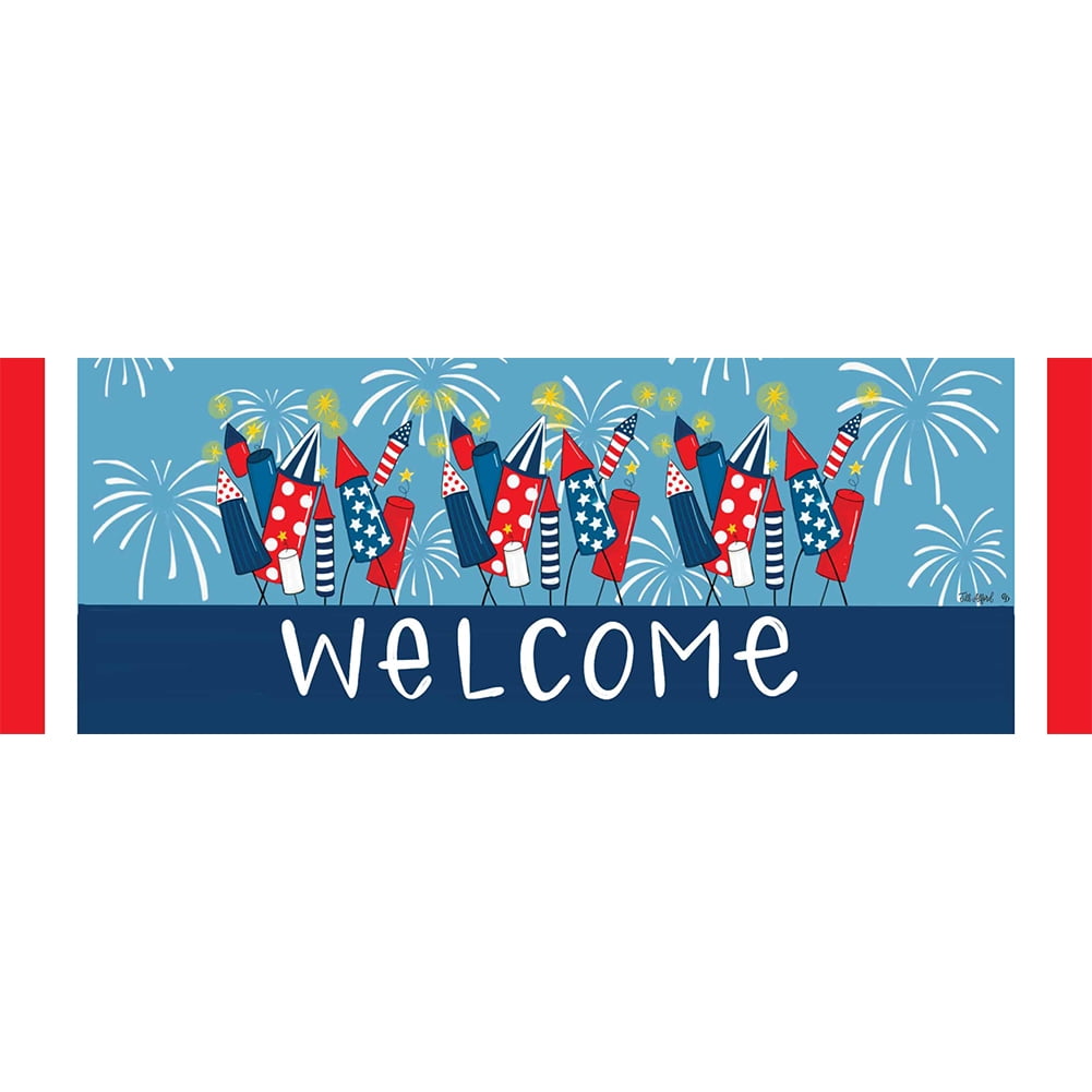 Custom Decor Signature Sign - Fireworks, 15" x 5" - Walmart.com