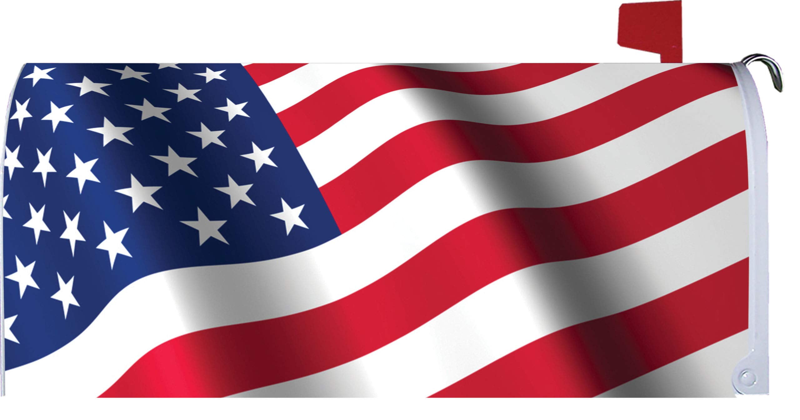 Custom Decor Waving Flag USA - Mailbox Makeover - Vinyl with Magnetic ...