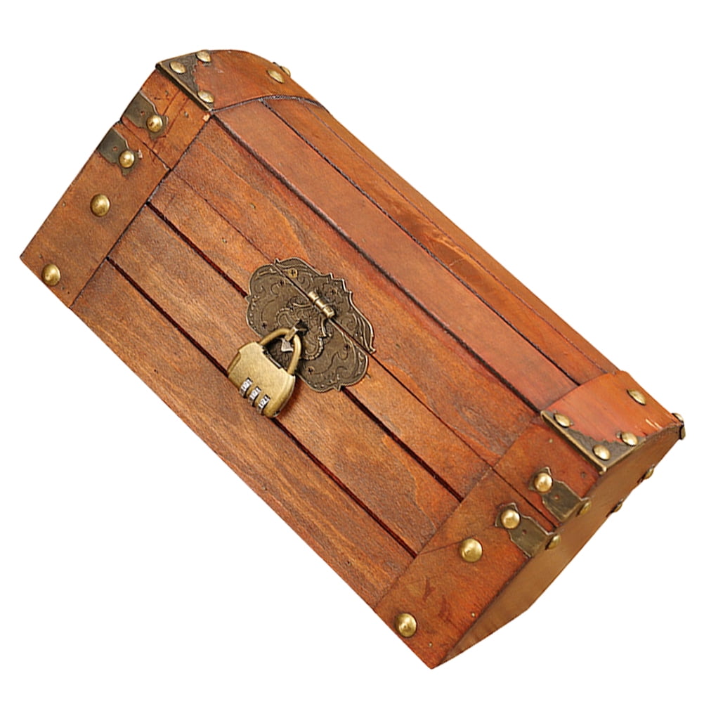 Custom Decorative Boxes Wooden Vintage Treasure Chest Prop - Walmart.com