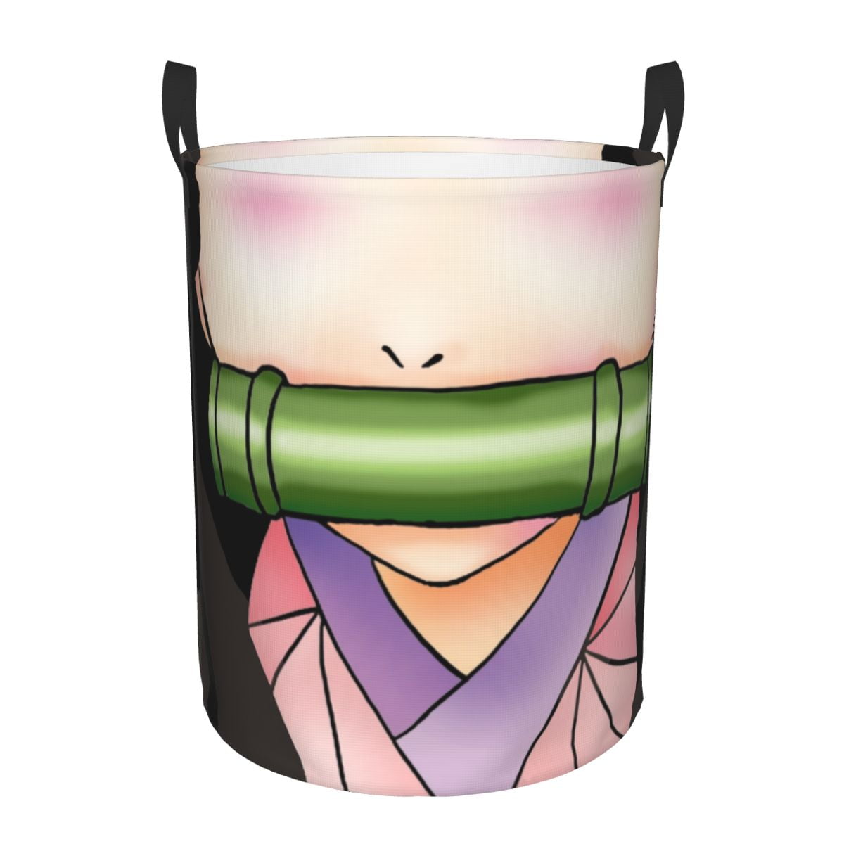 Custom Demon Slayer Kimetsu No Yaiba Laundry Basket Collapsible Clothes ...