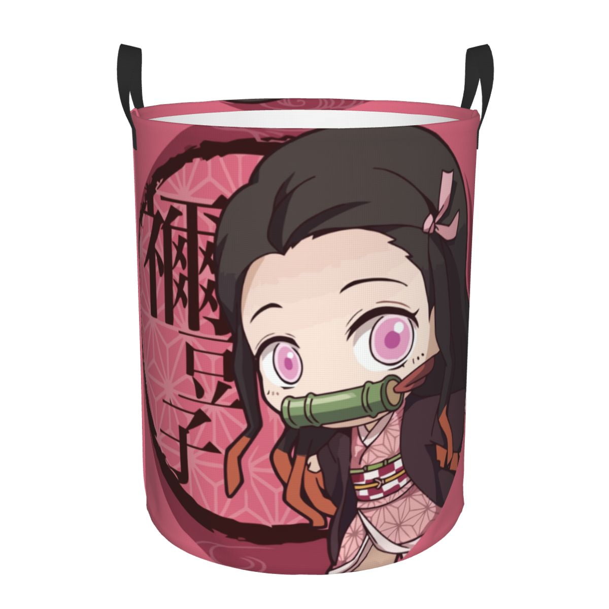 Custom Demon Slayer Kimetsu No Yaiba Laundry Basket Collapsible Clothes ...