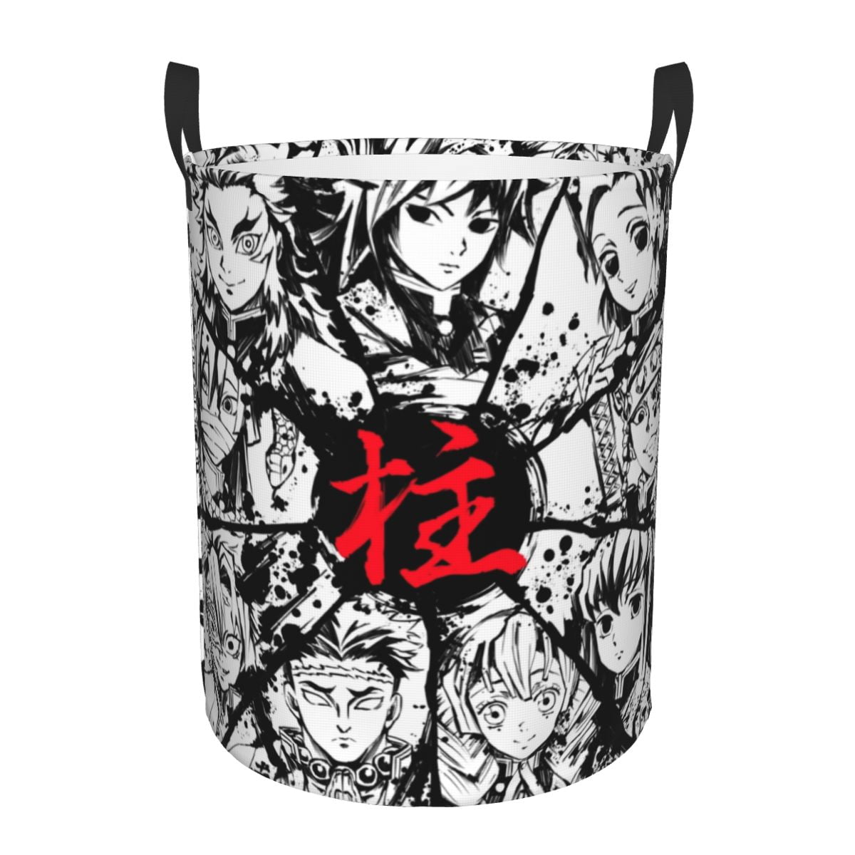 Custom Demon Slayer Kimetsu No Yaiba Laundry Basket Collapsible Clothes ...