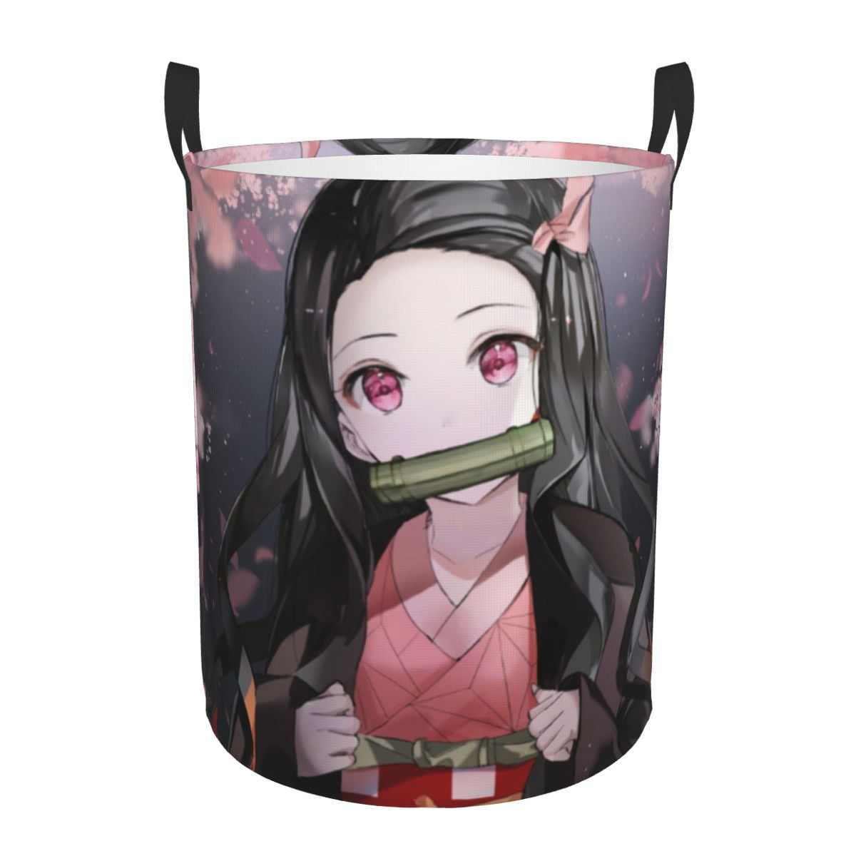 Custom Demon Slayer Kimetsu No Yaiba Laundry Basket Collapsible Clothes ...