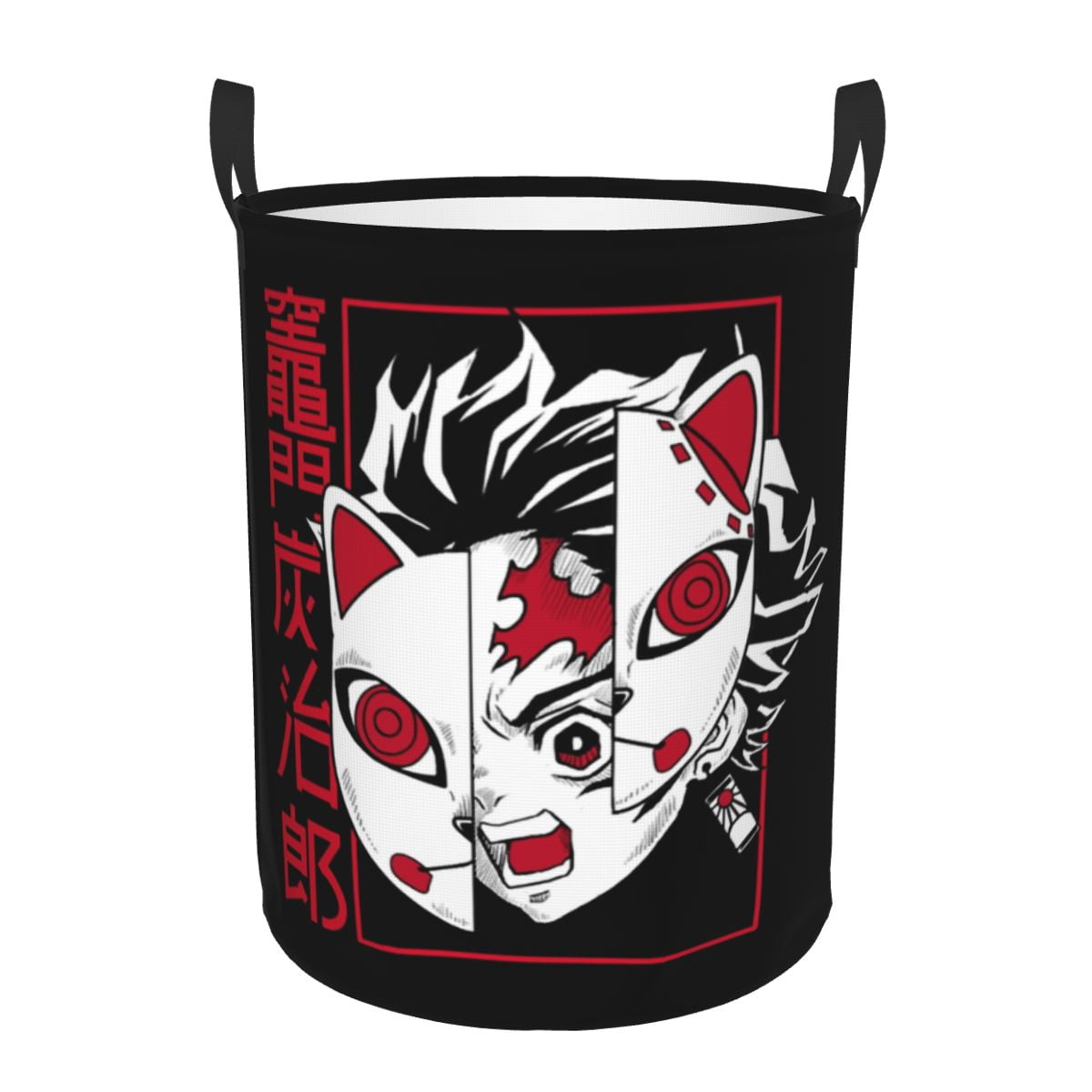Custom Demon Slayer Kimetsu No Yaiba Laundry Basket Collapsible Clothes ...