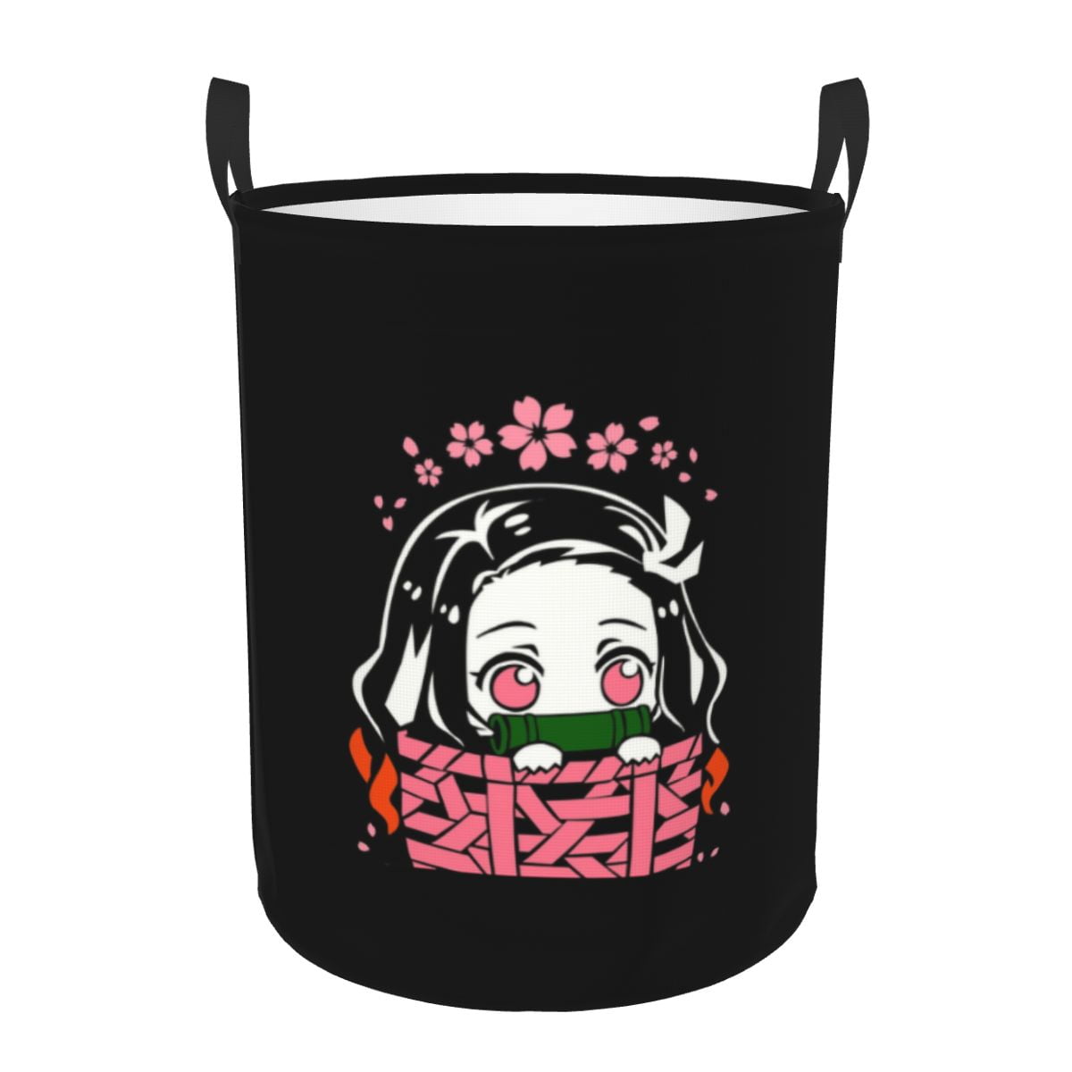 Custom Demon Slayer Kimetsu No Yaiba Laundry Basket Collapsible Clothes ...