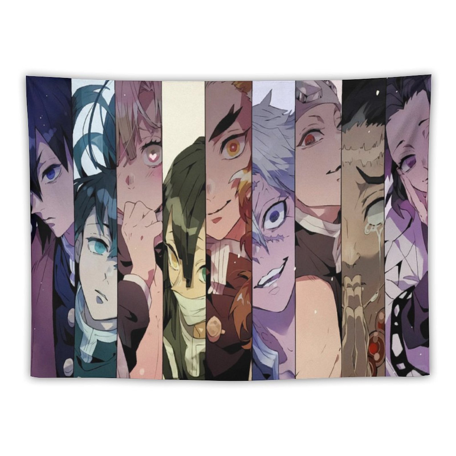 Custom Demon Slayer Tapestry wall hanging poster hanging painting ...