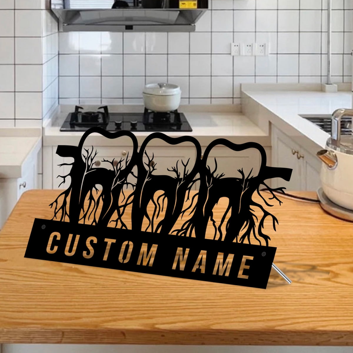 Custom Dentist Desk Name Plate Wedge Personalized Dental Assistant ...