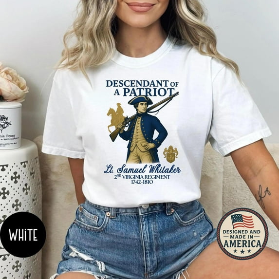 Custom Descendant of a Patriot TShirt, Daughters of the American ...