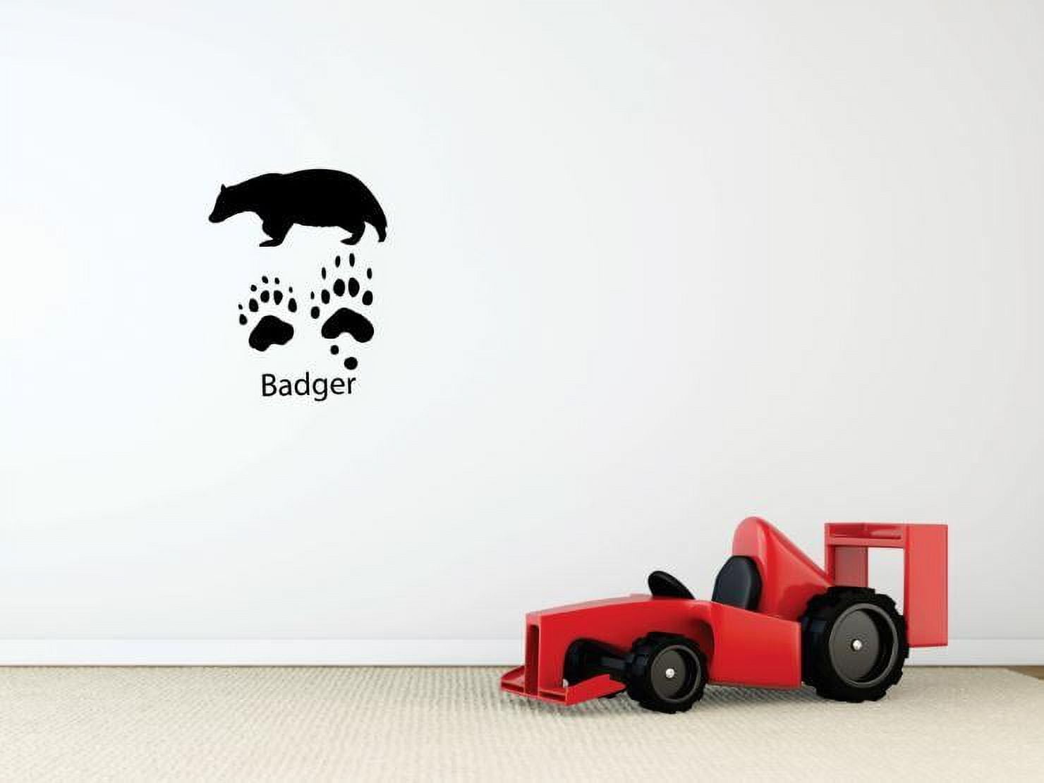 Custom Designs Badger Paw Prints Wild Outdoor Animal Bathroom 10 X15 ...