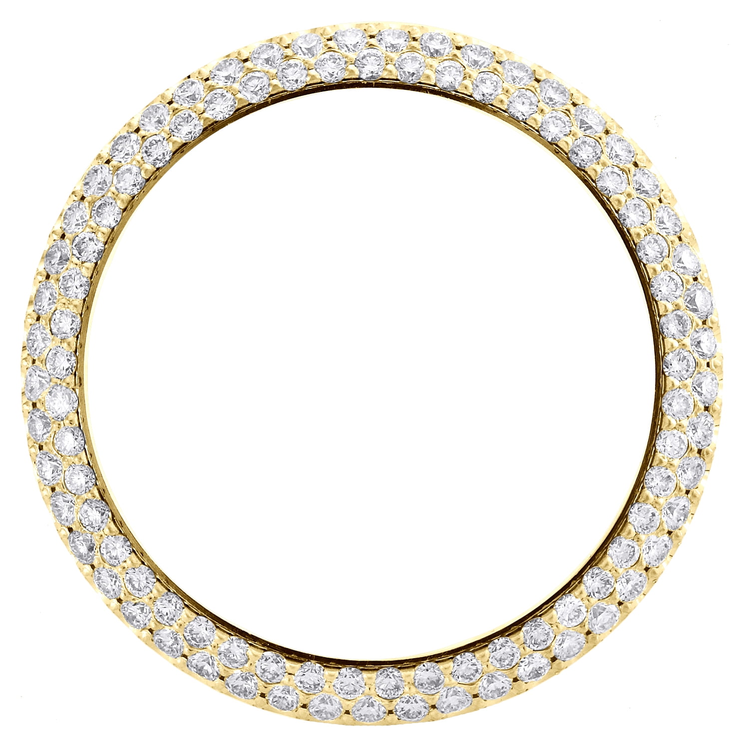 Custom Diamond Watch Bezel Fits Rolex DateJust 41 / Day-Date 40 ...