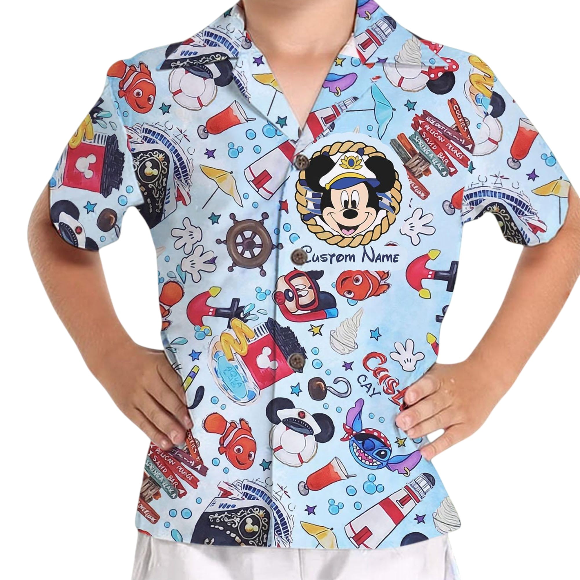 Custom Disney Cruise Hawaiian Shirt, Mickey Mouse Aloha Shirt ...