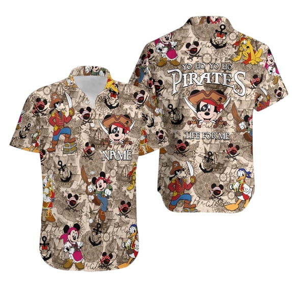 Custom Disneyland Cruise Hawaiian Shirt, Mickey And Friends Cruise ...