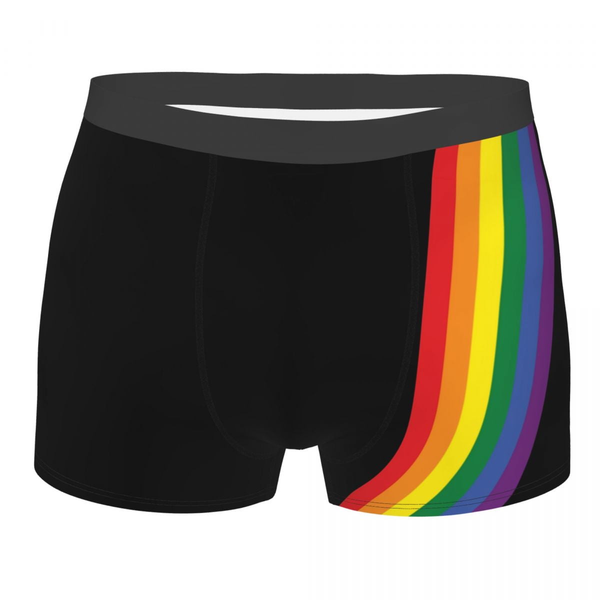 Custom Distressed Gay Bear Pride Flag Stripe Underwear Men Sexy LGBT ...